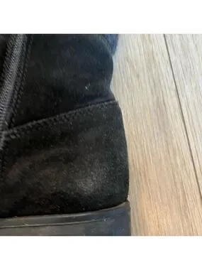 La CANADIENNE | Shoes | La Canadienne Black Suede Fall Winter Boot Size ...